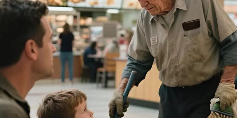 A simple question from my son to a janitor changed our lives forever ...